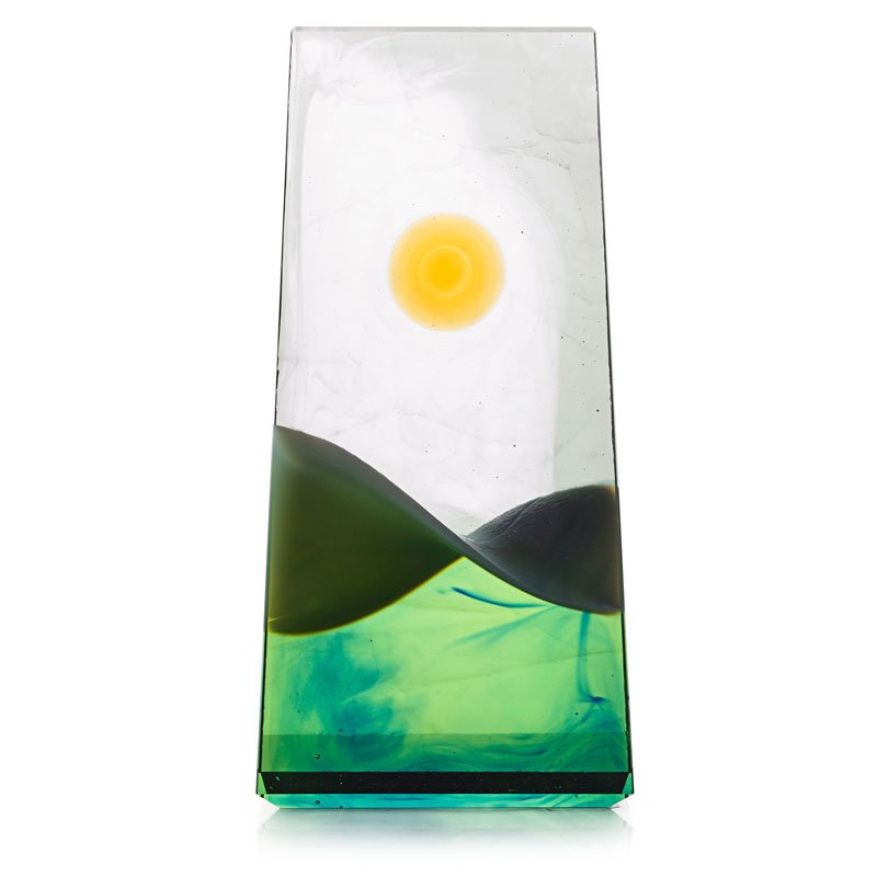 MARK PEISER Glass sculpture, Innerspace series