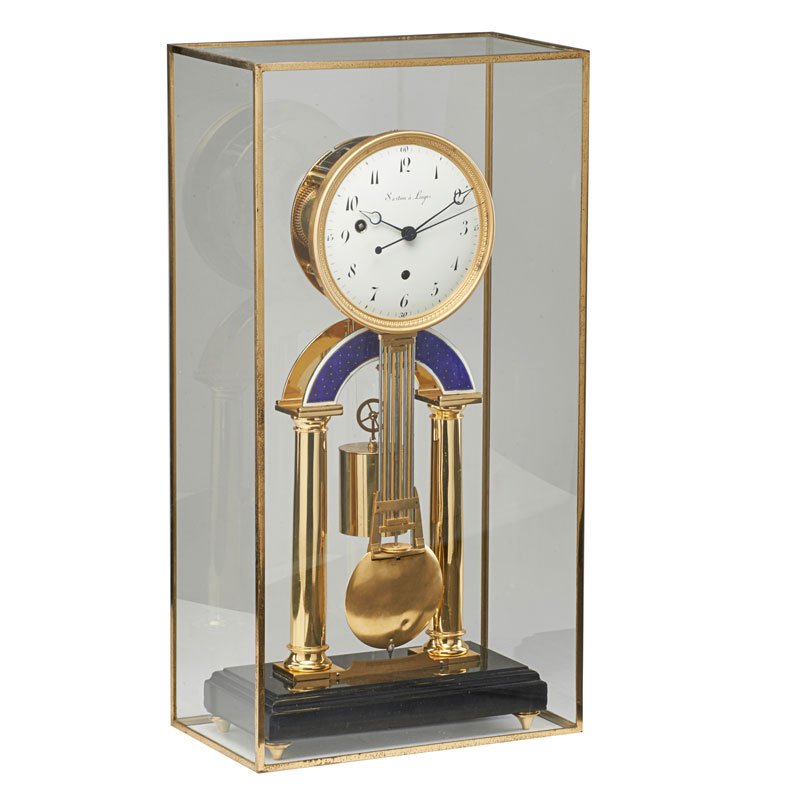 BELGIAN SKELETON TABLE REGULATOR CLOCK - Apr 14, 2016 | Rago Arts and ...