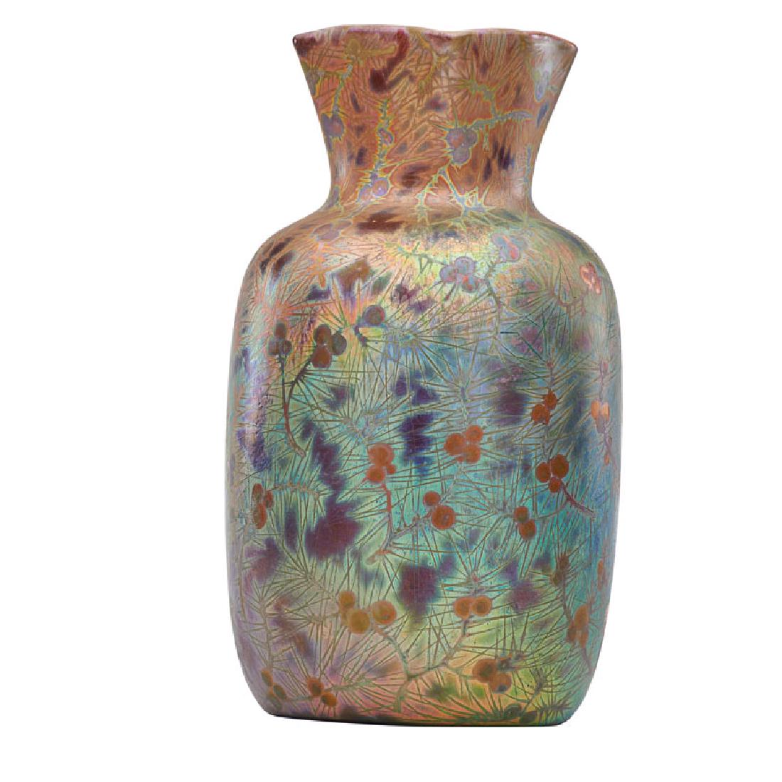 CLEMENT MASSIER Vase with berries - Jan 21, 2017 | Rago Arts and ...