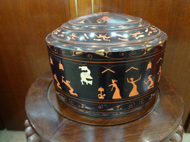 2000 Year Old Han Dynasty Lacquer Wood Cosmetic Box