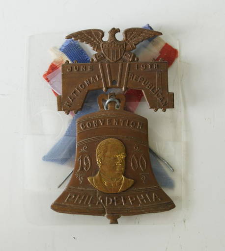 1900 Republican National Convention Badge