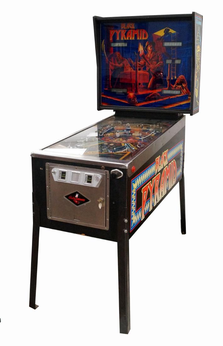 VINTAGE BALLY/MID-WAY 25-CENT "BLACK PYRAMID" PINBALL
