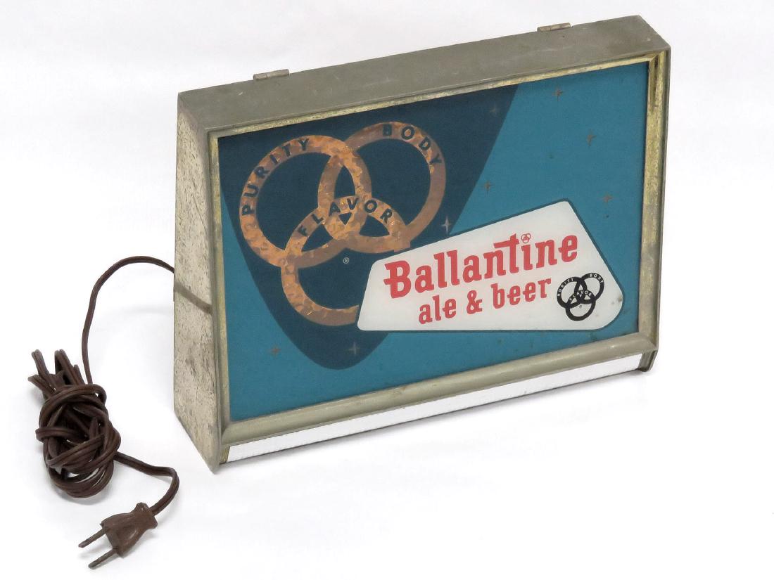 Vintage Ballantine Ale & Beer Illuminated Advertising