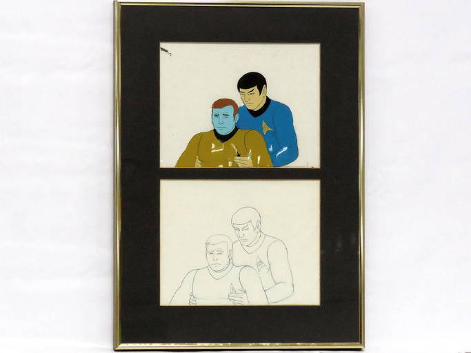 Star Trek Filmation Original Animation Production Cel