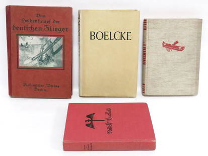Wwii Nazi Germany Lot Of 4 Luftwaffe Planes Recognition Books