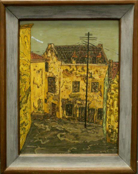 16: OIL ON ARTIST BOARD, SIGNED W.W (WILLIAM WOODARD)