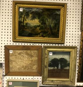 AMERICAN NEEDLEWORK SAMPLER, Mary Balch School,