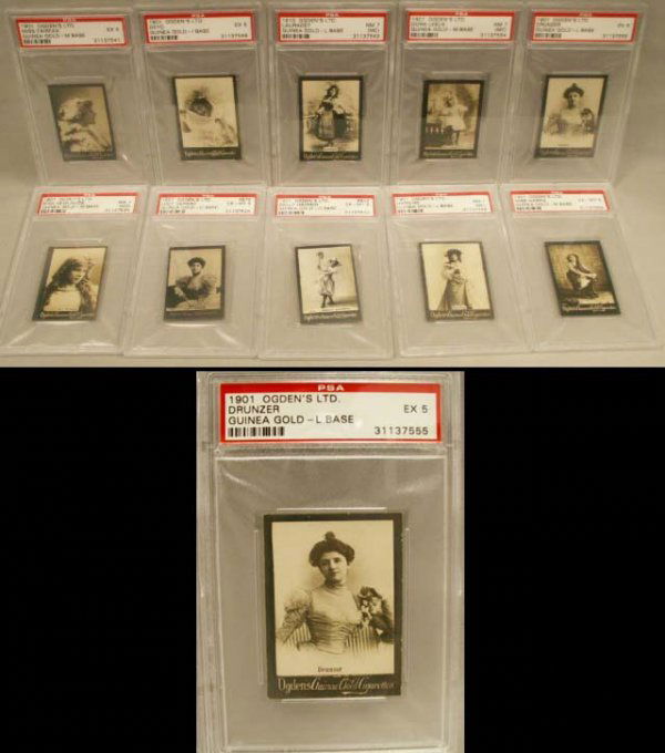 1901 Ogden's Guinea Gold Cigarette Photo Cards