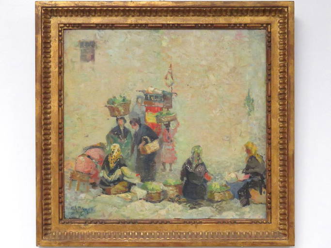 George Loftus Noyes (american 1864 1954), Oil On Canvas