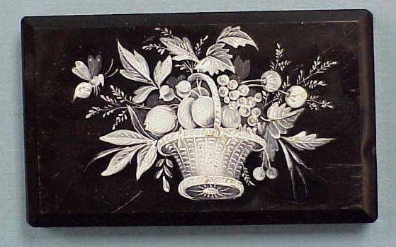 Victorian Enameled Glass Paperweight