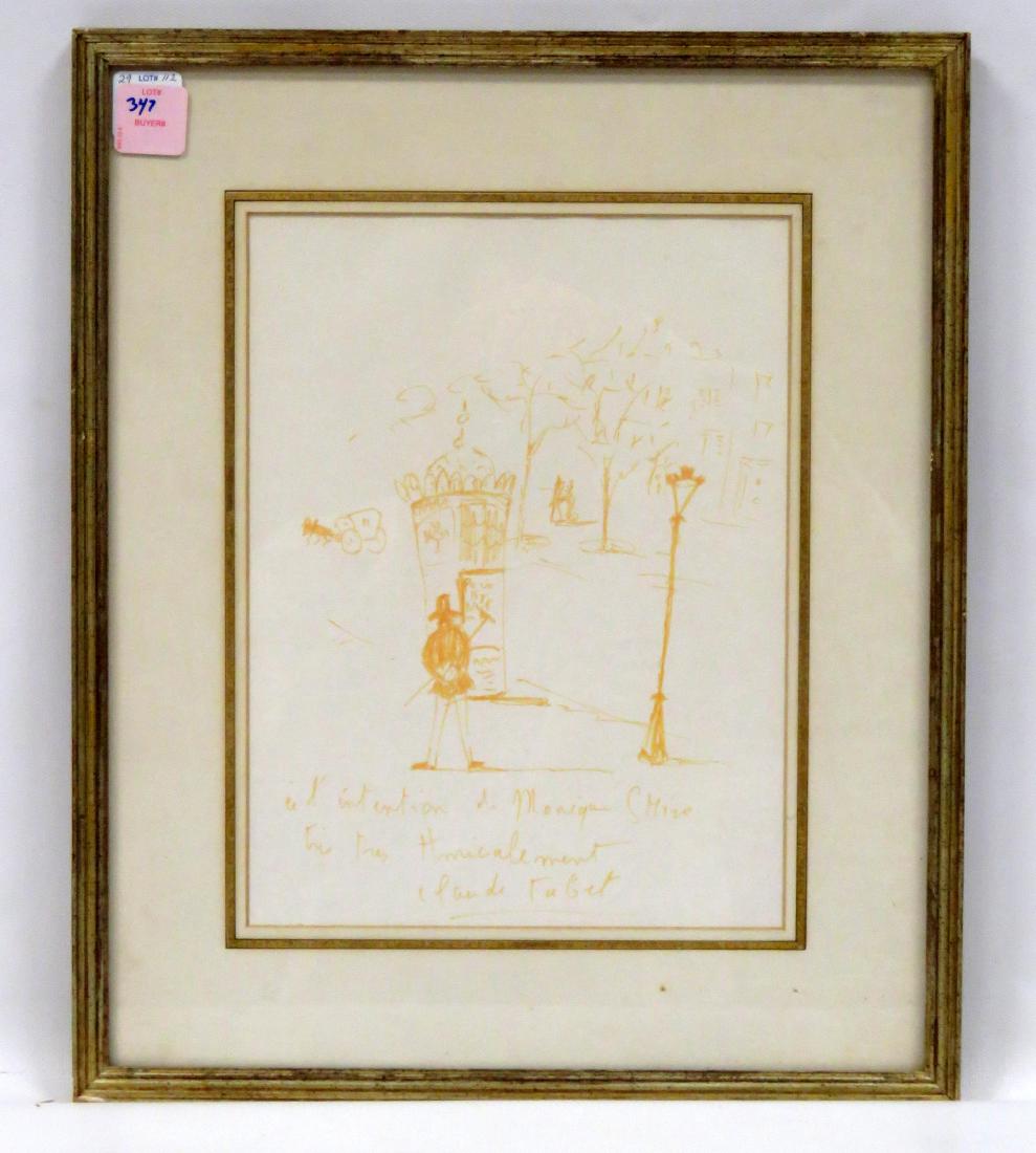 Claude Tabet (french 1924 1979), Original Marker