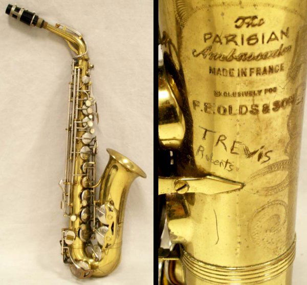 1027: VINTAGE FRENCH THE PARISIAN AMBASSADOR ALTO SAX