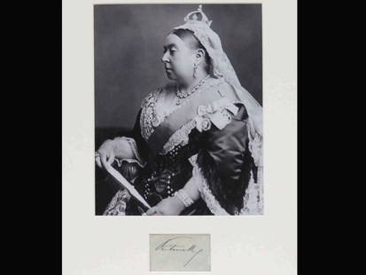 Queen Victoria Signature