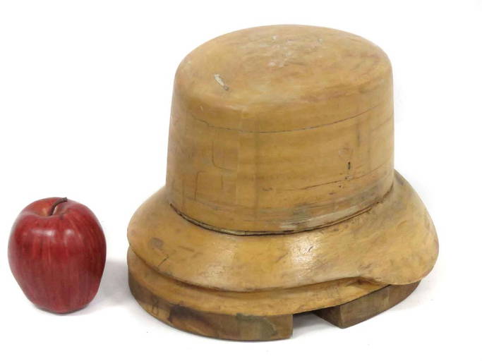 VINTAGE CARVED WOOD HAT FORM/BLOCK - Jun 17, 2018 | William J. Jenack ...