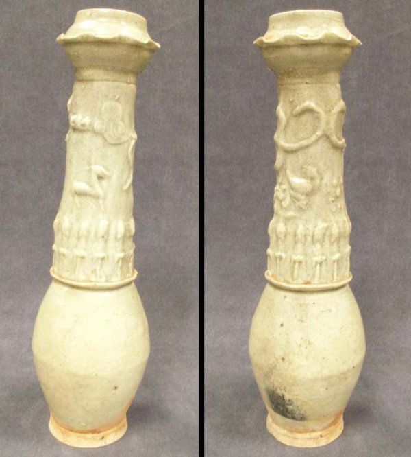 Chinese Glazed Pottery Funerary Jar, Sung Dynasty