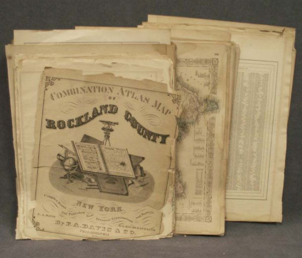 Box Assorted Maps/sheets Rockland County Atlas