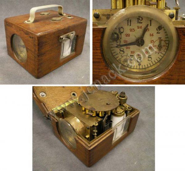 Vintage Benzing 7 Jewel Pigeon Timing Clock