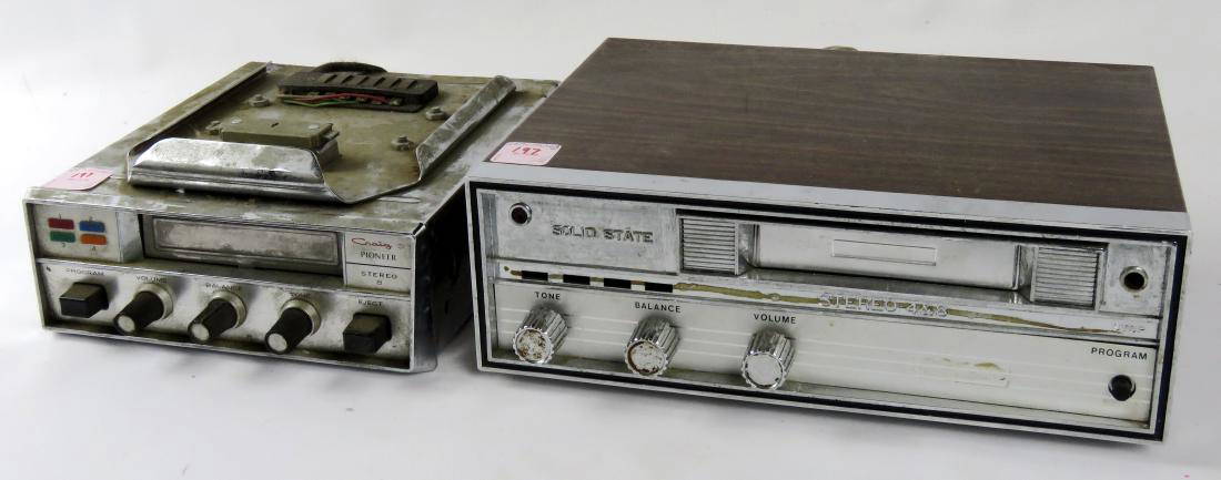 Lot (2) Vintage 8 Track Players Including Craig Pioneer
