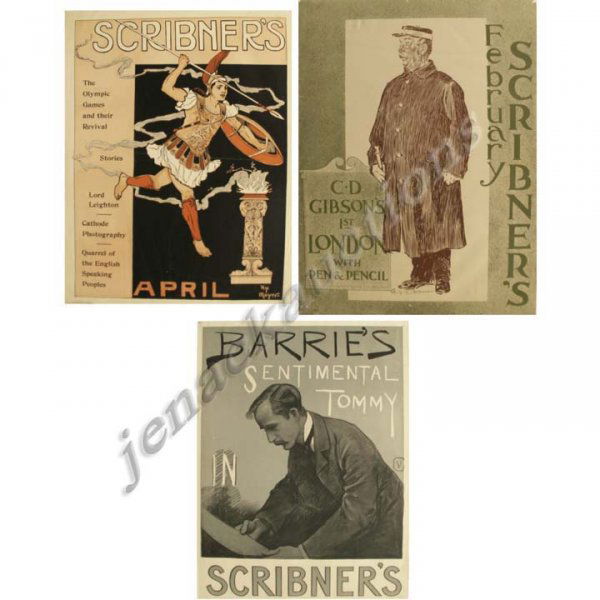 1014: LOT (3) SCRIBNER'S LITHOGRAPH/POSTERS