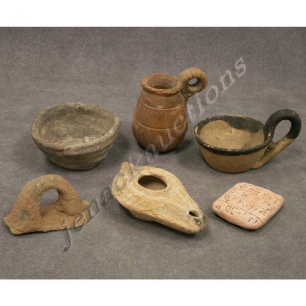 Lot Assorted Ancient Terracotta Objects