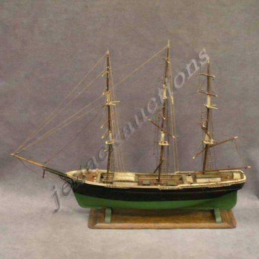 Vintage Ship Model, New England Packet