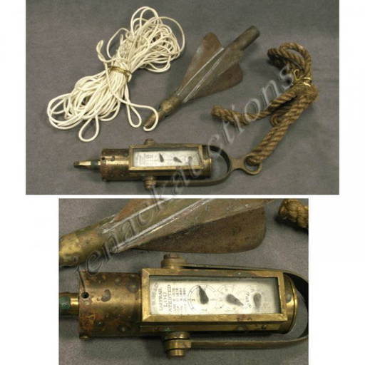 Vintage John Bliss And Co. Taffrail Log, C.1885