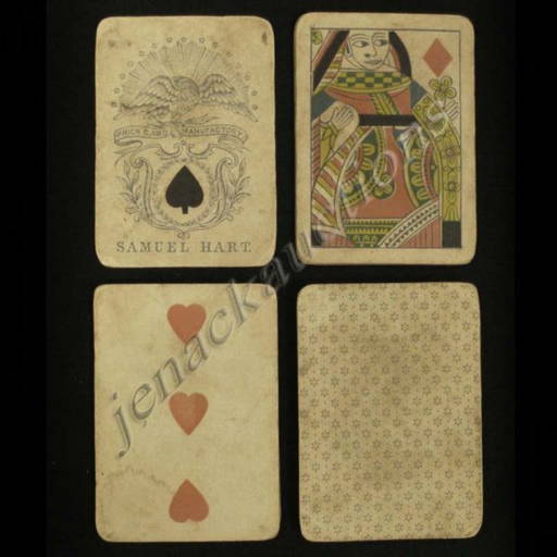 Vintage Deck Samuel Hart Playing Cards
