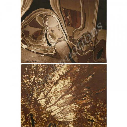 Lot (2) Larry Scully Ink Highlighted Photos