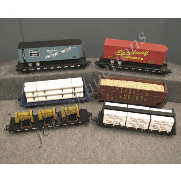 1: LOT (6) CHARLES RO G-SCALE CARS