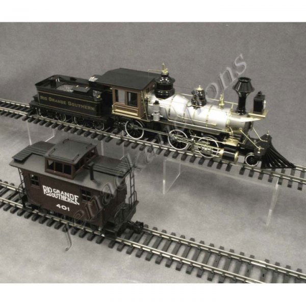 43: BACHMANN MOGUL 2-6-0 G-SCALE ENGINE/TENDER/CABOOSE