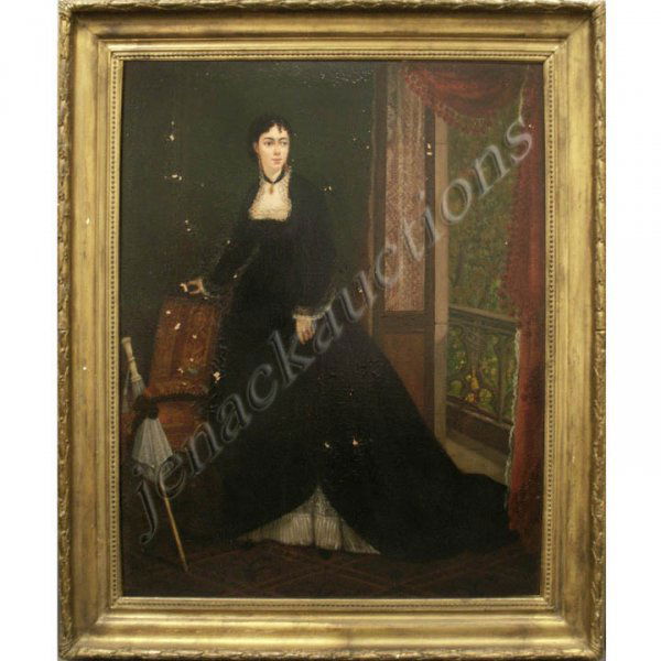 167: PIERRE OUTIN (FRENCH 1840-1899) OIL ON PANEL