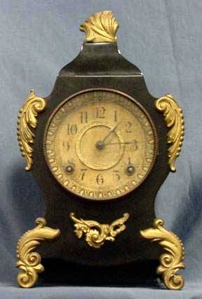 Ansonia Calais Enameled Mantle Clock