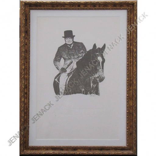 Curtis Hooper & Sarah Churchill, Lithograph