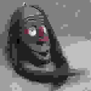 Iroquois Carved False Face Society "whistler" Mask