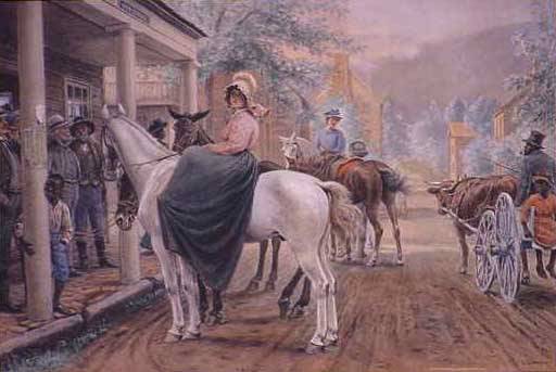 201: E.L. HENRY, HAND TINTED LITHO