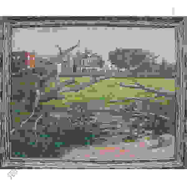 J. Herr (american 20th Century), Oil On Canvas