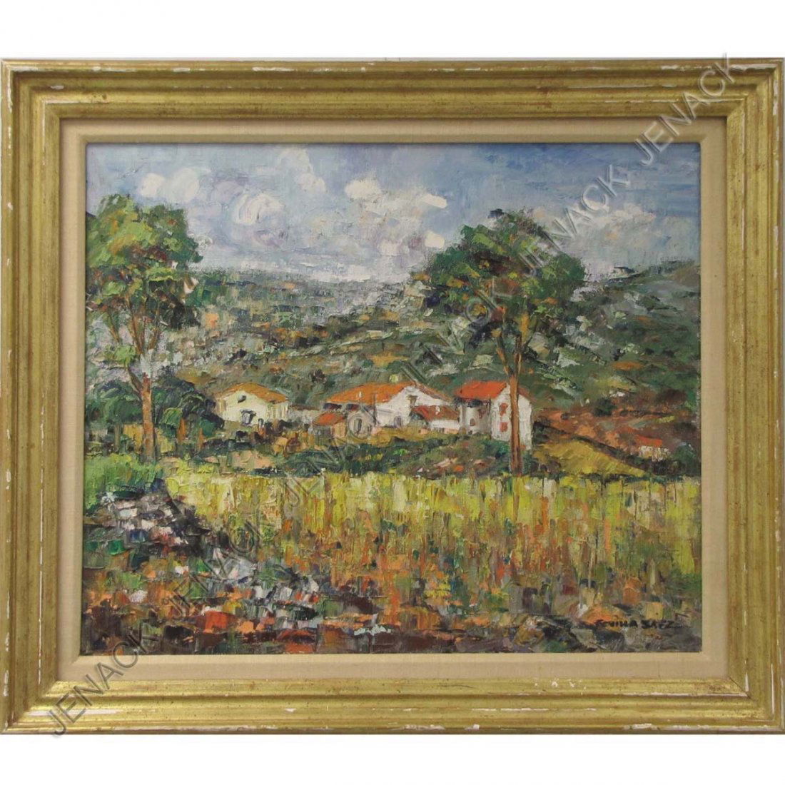 Juan Seville Saez (spain 1922 ), Oil On Canvas