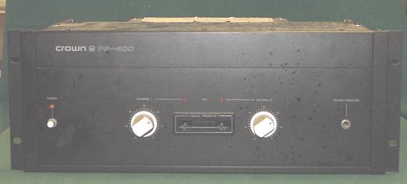 269: CROWN PS-400 DUAL-CHANNEL POWER AMPLIFIER