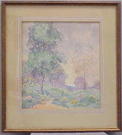 Watercolor, Signed Edward K. Williams