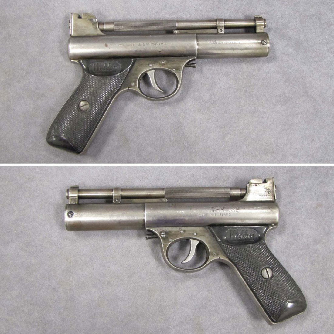 VINTAGE WEBLEY MKI AIR PISTOL, .177 CAL #032 - Aug 25, 2013 | William J ...