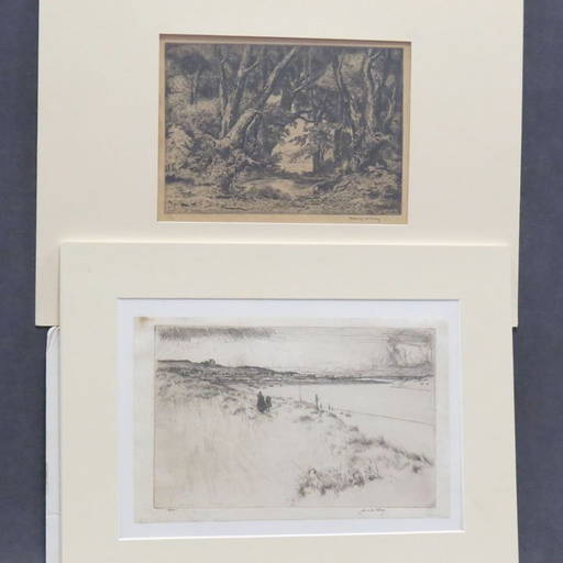 Lot (2) Etchings Including James Mcbey