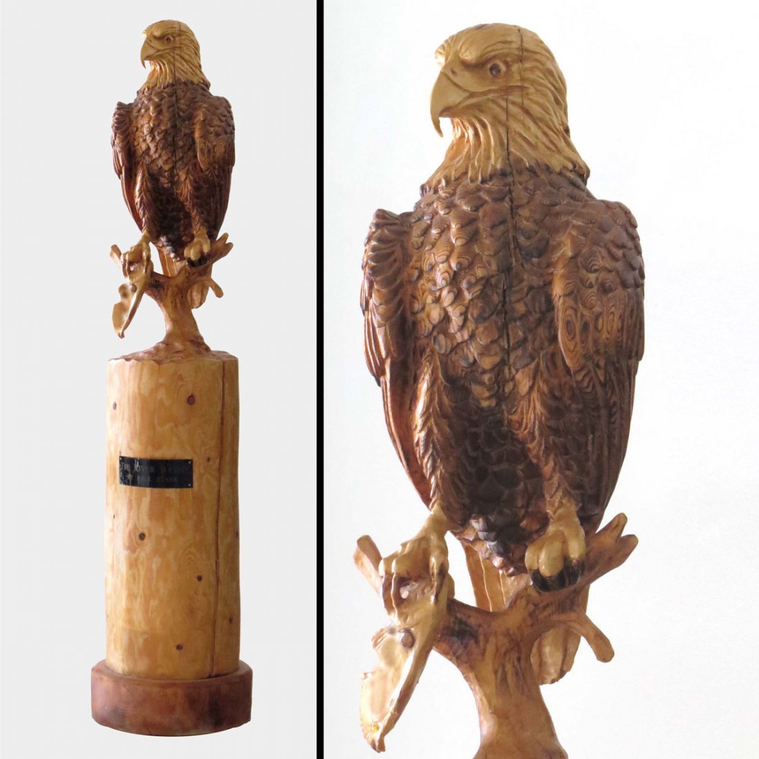 PAUL STARK (AMERICAN 20TH CENTURY), CARVED WOOD