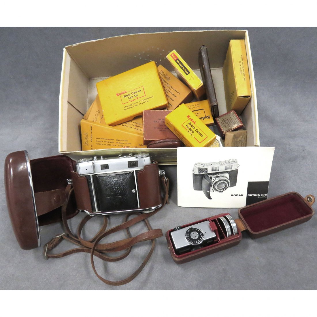 Vintage Kodak Retina Iiic Rangefinder 35mm Camera