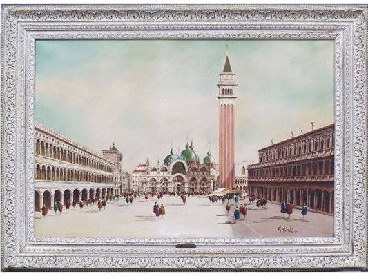 G. Vitali (italian 20th Century), Oil On Canvas