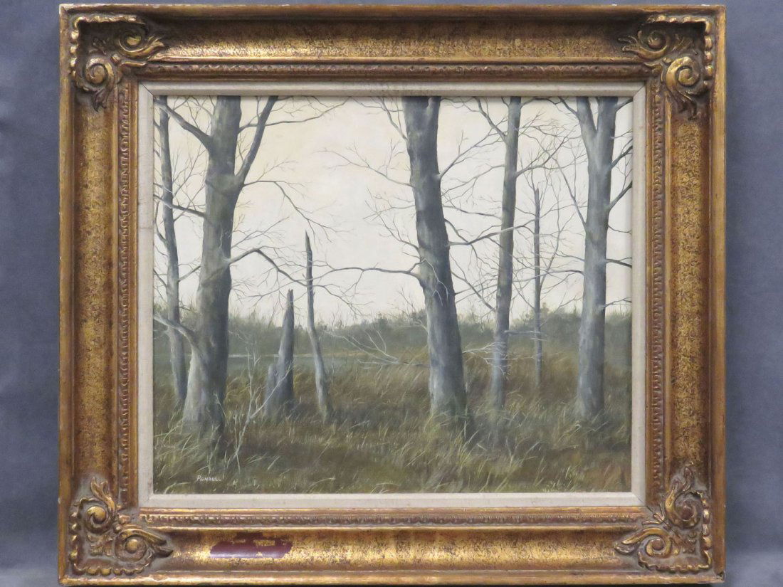 HELEN RANDALL (AMERICAN 1953-), OIL ON BOARD