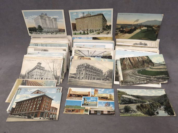 Vintage Hotel/restaurant Post Cards