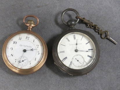 Vintage Elgin Key Wind Pocket Watch.