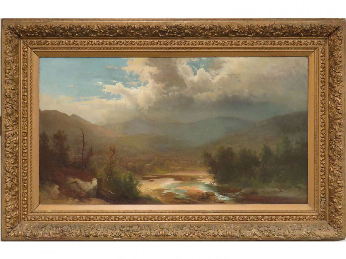 CHARLES A. SOMMER (AMERICAN 1829-1894) OIL ON CANVAS,
