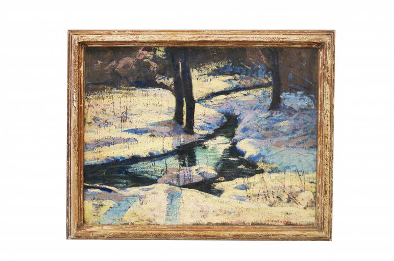 Robert Whitmore (american/ohio 1890 ), Oil On Canvas,