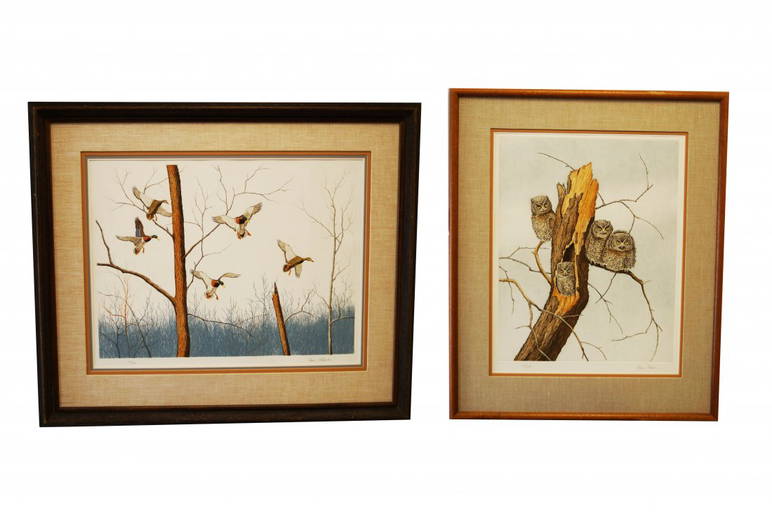 Dave Chapple (american 1947 ), Lot (2) Etchings